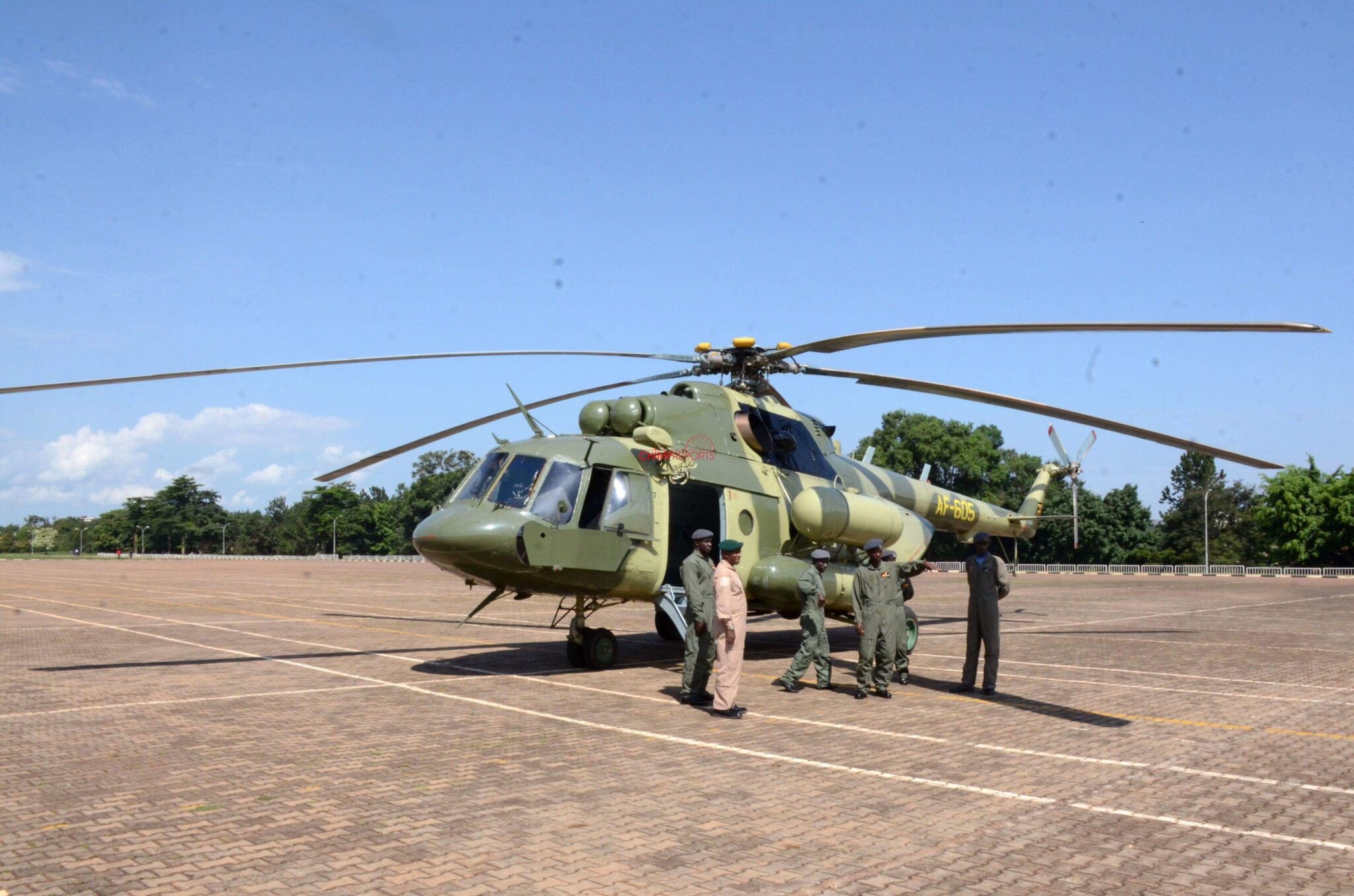 Ugandan military helicopter gunship crashes into a house - The Sudan Times