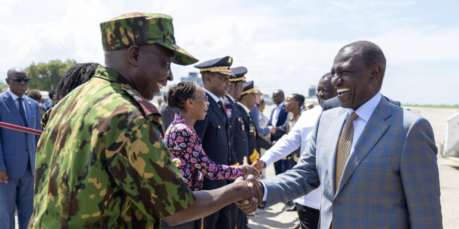 Ruto arrives in Haiti as gang control worsens in Port-au-Prince
