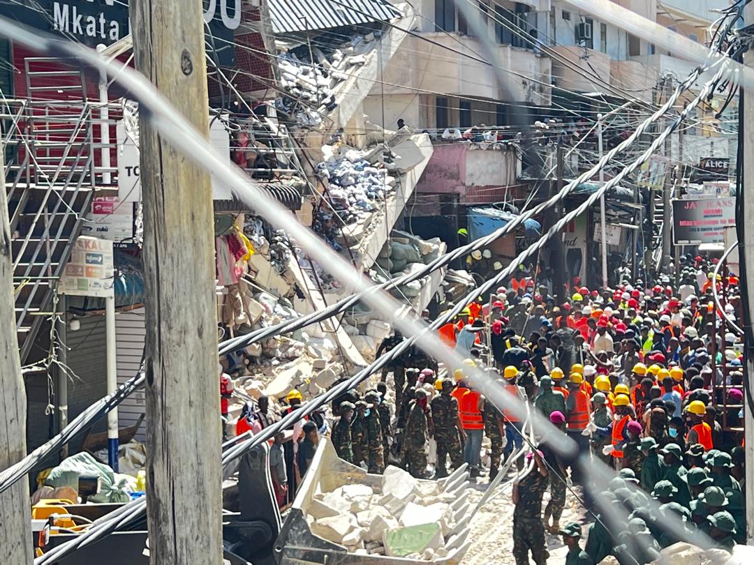 Death toll rises in Tanzania building collapse